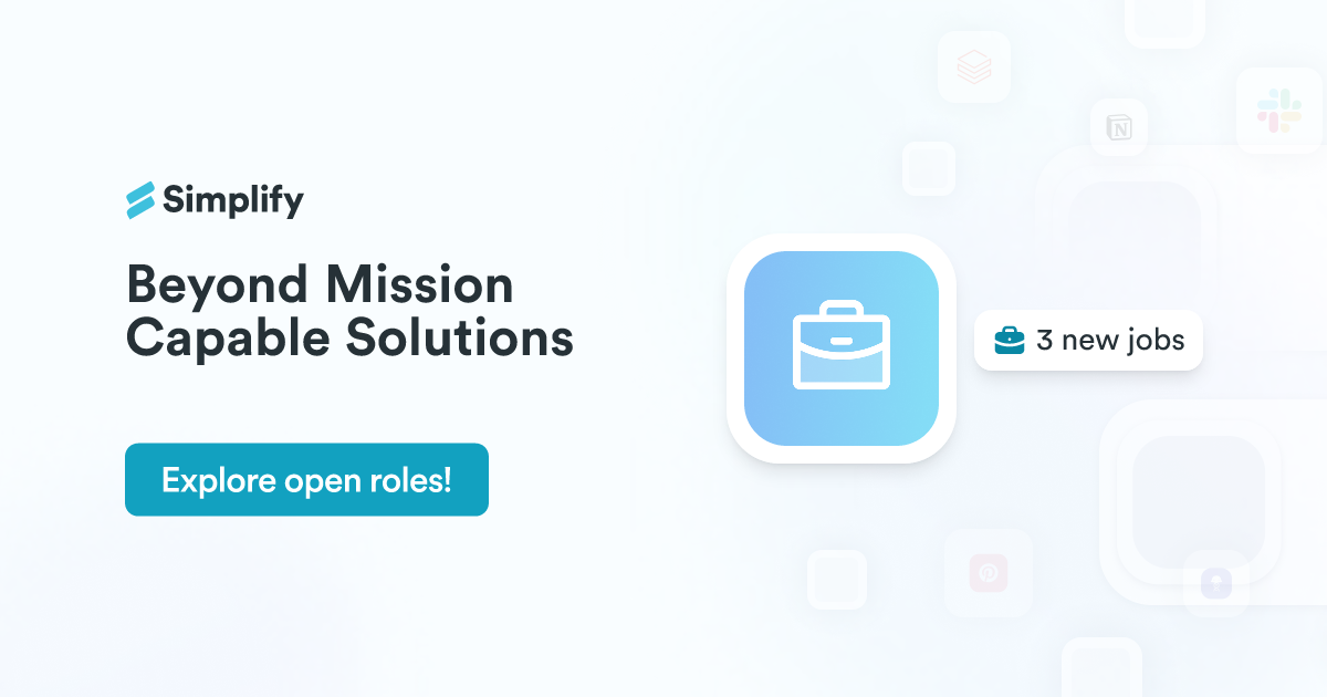 Jobs and Employment at Beyond Mission Capable Solutions | Simplify Jobs