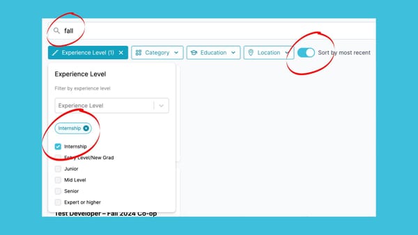 How to Land a Fall Internship/Co-op
